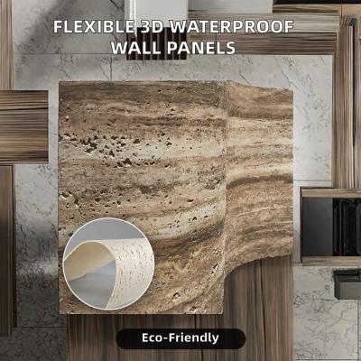 China Starry Moon Stone Flexible Beige Wall Panel Easy Installation Indoor/Outdoor Hotel Mall Decoration Modern Design Artificial Tile for sale