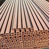 China Waterproof Wall Cladding WPC Exterior Outdoor Composite Wall Panel PVC Wood Wall Panel Outdoor Co-extruded Fluted Cladding Panel for sale