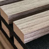 China Modern Wood Slat Acoustic Panels for Home Office or Studio Soundproof Decorative Wall Cladding for Interior Design for sale