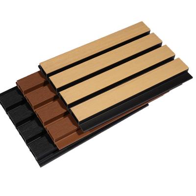China Modern Outdoor WPC Wall Panel Easy to Install and Classic Design Waterproof Feature for Outdoor Spaces for sale