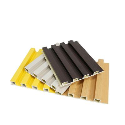 China Exterior Panel Wpc Wall Panel Wood Plastic Modern Design Board Outside Outdoor Composite Wpc 3D Panel Exterior Wall Cladding for sale