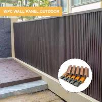 China Waterproof Exterior Siding Panels WPC Wall Panels for Outdoor Use Decorative Exterior Wood Wpc Wall Cladding for sale