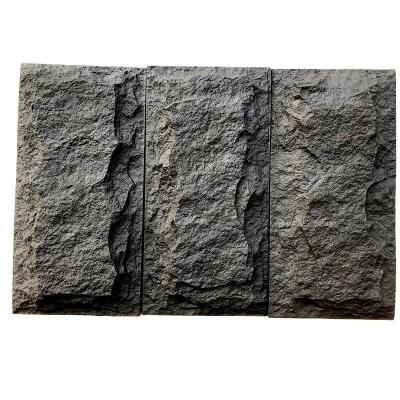 China Waterproof PU Foam Faux Stone Polyurethane Artificial PU Stone Wall Panel Culture PU Stone Wall Panel for sale