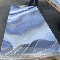 China Factory Direct Supply 2.5mm 2.8mm Thickness 4*8Feet PVC Marble Sheet UV Board Waterproof Flame Retardant Anti-Scratch for sale