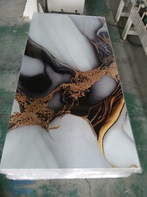 China Factory Direct Supply Wholesale UV Board Flexible Bendable PVC Marble Sheet with Marble Texture for Wall Decorative Panel for sale