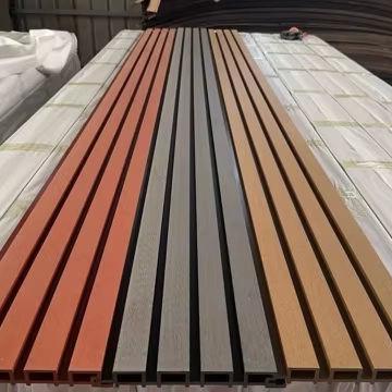 China Composite Wall Panel Wood Plastic Panel WPC Composite Panel Exterior WPC Cladding for Warehouse Shop WPC Panel Low Price for sale