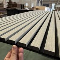 China Flame Retardant Akupanel Eco-Friendly Wall Ceiling Panels Soundproof Acoustic Slat Boards for Hotel Theater Living Room for sale