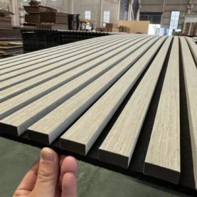 China Flame Retardant Akupanel Eco-Friendly Wall Ceiling Panels Soundproof Acoustic Slat Boards for Hotel Theater Living Room for sale