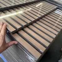 China Flame Retardant Akupanel Eco-Friendly Wall Ceiling Panels Soundproof Acoustic Slat Boards for Hotel Theater Living Room for sale