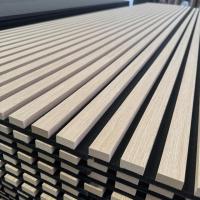 China Flame Retardant Akupanel Eco-Friendly Wall Ceiling Panels Soundproof Acoustic Slat Boards for Hotel Theater Living Room for sale