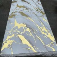 China UV Marble PVC Wall Panels Easy Install Interior Decorative Sheets for sale