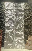 China New Design Modern Big Slab PU Stone Wall Panels with Continuous Veins Eco-Friendly & Waterproof for Interior/Exterior Use for sale