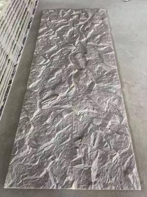 China New Design Modern Big Slab PU Stone Wall Panels with Continuous Veins Eco-Friendly & Waterproof for Interior/Exterior Use for sale