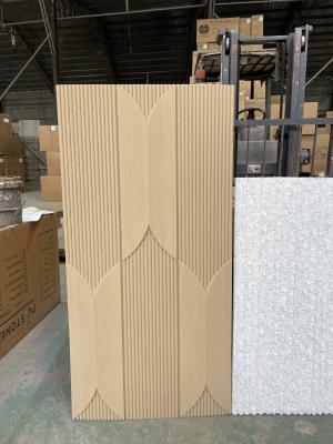 China 3D PU Stone Wall Cladding High Quality Waterproof Fireproof Indoor Hotel Villa Exterior Interior Decor Modern Style 1200*600mm for sale