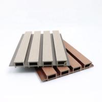 China Wood PVC Plastic Composite Decorative Outside Wpc Exterior Wall Panel for sale