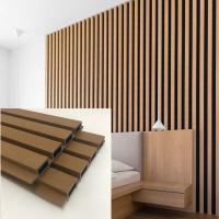 China Wood PVC Plastic Composite Decorative Outside Wpc Exterior Wall Panel for sale