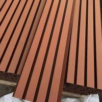 China Wood Alternatives Substitute Exterior Wall Panel Decoration Wooden Fluted Wpc Wall Board Panel for sale