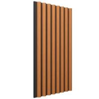 China Sample Link/Strip Wood Grain Decorative Surface Akupanels Acoustic Board Felt Wood Slats Wood Wall Slatted Soundproof Materials for sale