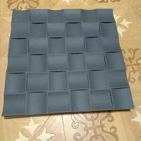 China 3D Wood Mosaic Acoustic Panels Soundproof Wall Panels for Home Studio Noise Reduction for sale