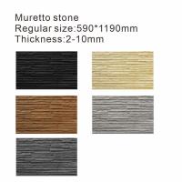 China Outdoor Flexible Stone Veneer Sheet Stone Flexible Cladding Stone for Exterior Wall Fire Resistance Natural Panel for sale