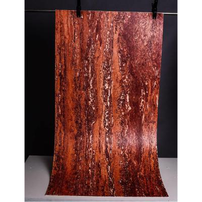 China UV-Resistant Flexible Stone Red Travertine Wall Panel Eco-friendly mcm Lightweight Faux Stone Wall Panels for Exterior Wall for sale