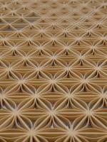 China Japanese Traditional Aesthetics Woodworking Technique of Joining Wood Pieces Together Kumiko Wooden Dividers Partition Screens for sale