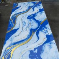 China Modern UV Marble Effect PVC Sheet 1220x2440/2800/2900mm Moisture-Proof Easy Install Decorative Panel for Bathroom Background for sale