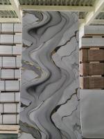 China Factory Direct UV Coated Artificial Marble Sheet 1220x2800mm Interior Decorative Panel for Home Office Wall for sale