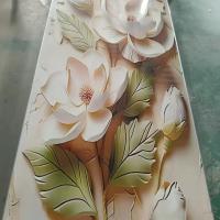 China New Color 5D Printing Pvc Marble Sheet Popular Indoor Wall Decoration Uv Wall Pane for sale