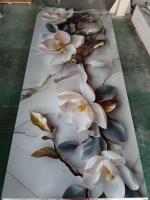 China New Color 5D Printing Pvc Marble Sheet Popular Indoor Wall Decoration Uv Wall Pane for sale