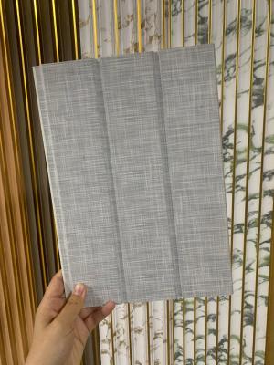 China Factory Price Interior Cladding WPC Fluted Wall Panel Boards Heat Transfer Printed Solid Core Interior Decoration for sale