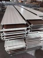 China New Arrival WPC Wall Panel Modern Design Wood Texture Wall Cladding Panels for Living Room Bedroom Hotel Villa Decoration for sale