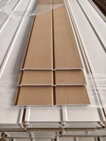 China New Arrival Curved WPC Wall Panels Inner Arc Wood Texture Fluted Design Wood Boards for Living Room Bedroom Office Decor for sale