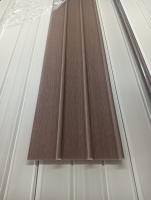 China New Arrival Curved WPC Wall Panels Inner Arc Wood Texture Fluted Design Wood Boards for Living Room Bedroom Office Decor for sale
