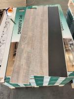 China Marble Grain SPC Vinyl Plank Waterproof Interlocking Flooring Stone Plastic Composite Vinyl Tile for Basement Pet Friendly for sale