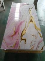 China Factory Price Luxury UV Marble Sheet PVC Wall Panel for Resort Fit-Out Projects 3mm 4*8FT for sale