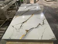 China Uv Pvc Marble Sheet 3mm 1.22x2.44/2.9m Uv Marble Board Manufacturer in China Interior Decor Wall Panel for Living Room for sale