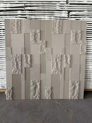 China 3D PU Stone Wall Panels for Living Room TV Background Wall Interior Exterior Faux Stone Panels for Home Hotel Cafe Accent Wall for sale