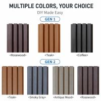 China Wholesale Waterproof Siding Flute Inoor Decor WPC Wall Panel for Home and Apartments' Interior Design for sale