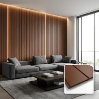 China WPC Wall Panels Waterproof Fireproof Wood Plastic Composite Cladding Easy Install Interior Home Hotel Decor Panel for sale
