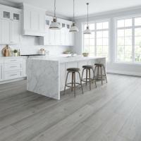 China SPC Flooring Wood Look PVC Plastic Floor Plank Waterproof Anti-Slip Eco-Friendly Click Lock Installation for Bathroom Kitchen for sale