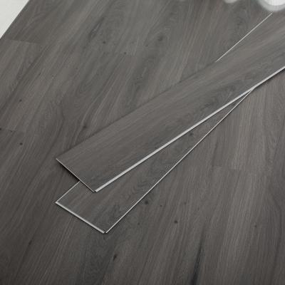 China SPC Flooring Wood Look PVC Plastic Floor Plank Waterproof Anti-Slip Eco-Friendly Click Lock Installation for Bathroom Kitchen for sale