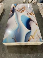 China Lightweight PVC Marble Sheets Uv Marble Wall Panel Easy Installation and DIY Home Projects for sale
