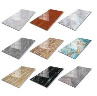 China Lightweight PVC Marble Sheets Uv Marble Wall Panel Easy Installation and DIY Home Projects for sale