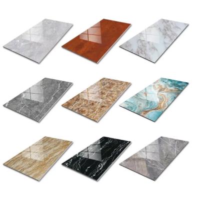 China Lightweight PVC Marble Sheets Uv Marble Wall Panel Easy Installation and DIY Home Projects for sale