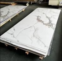 China Good Price 1220*2440mm UV Marble Sheet Waterproof Fireproof PVC Marble Sheet for Wall Panel for sale
