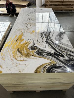 China UV Coated 4*8ft Uv Marble Sheet 3mm Pvc Marble for Wall for Household Decoration for sale