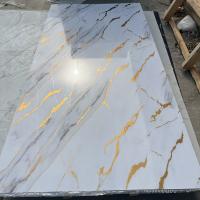China Factory Direct UV Marble Wall Panel Waterproof High Gloss PVC UV Marble Sheet for Interior Wall Cladding for sale