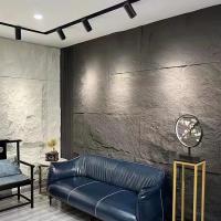 China Factory Price Wall Cladding PU Culture Stone 3d Mushroom Stone Pu Faux Stone Wall Panel for Decoration for sale