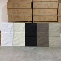 China Factory Price Wall Cladding PU Culture Stone 3d Mushroom Stone Pu Faux Stone Wall Panel for Decoration for sale